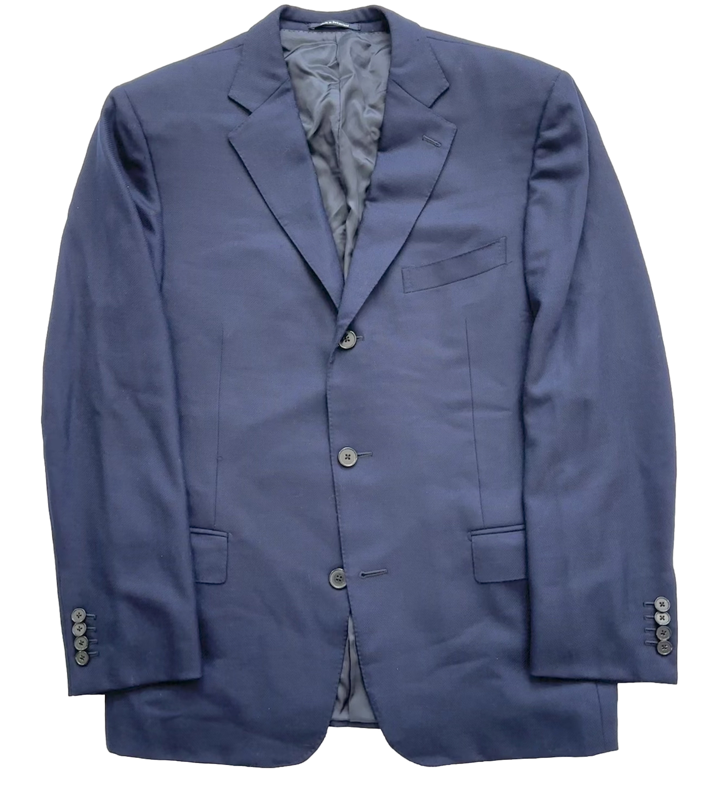 Ermenegildo Zegna Su Misura Bespoke Trofeo Blazer Blu… - Gem