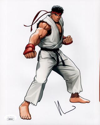 KYLE HEBERT Signed RYU Street Fighter 8x10 Photo In Person Autograph ...