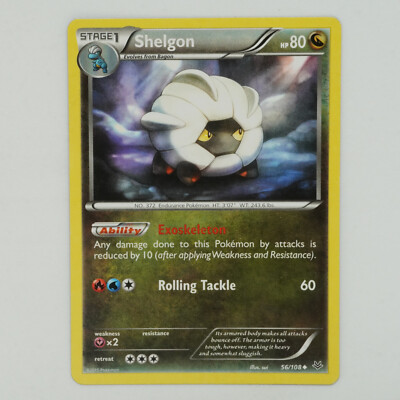 Shelgon 56/108 Uncommon XY: Roaring Skies Pokemon Card | eBay