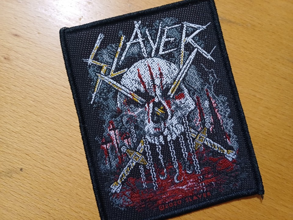 Slayer Patch Skull and Swords | eBay UK