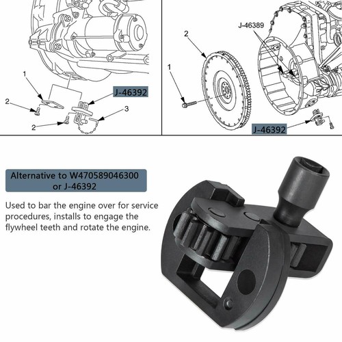 For Detroit Diesel DD13 DD15 DD16 Engine Turning Barring Tool ...
