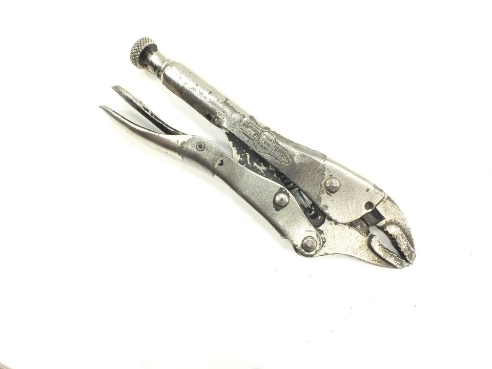 VISE GRIP TOOLS 5" CURVED JAW LOCKING PLIERS MADE IN USA - 5WR - VICE ...