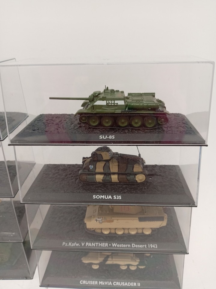1:72 Diecast Military Tank Model Collection Bundle 22 Pieces - WWII ...