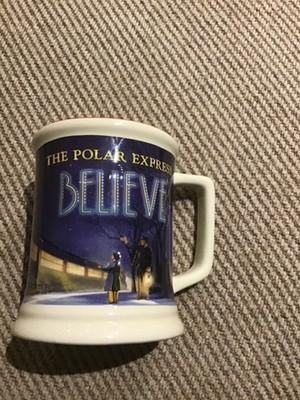 The Polar Express Official Believe Large 3D Mug, VGC, 4.5" tall | eBay UK