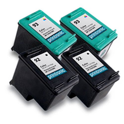 4 Recycled HP 92 93 Ink Cartridge C9362WN C9361WN PhotoSmart C3180 ...