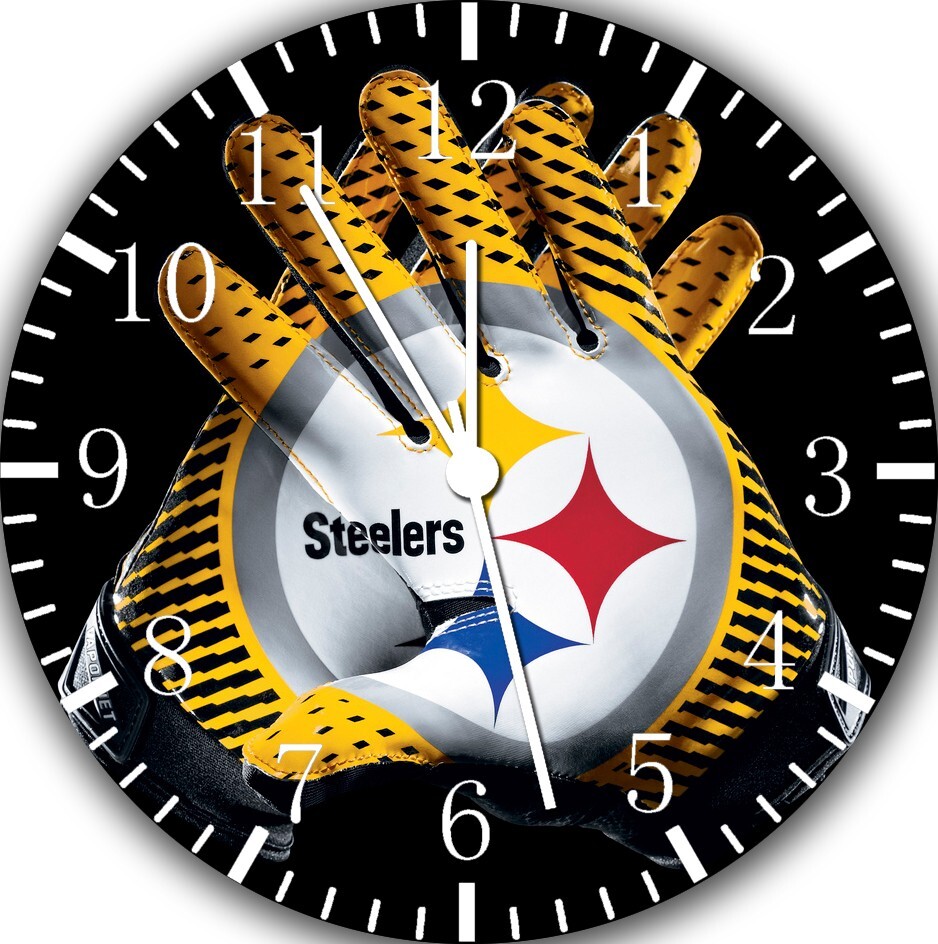 Pittsburgh Steelers Wall Clock F07 Personalized option with adding ...