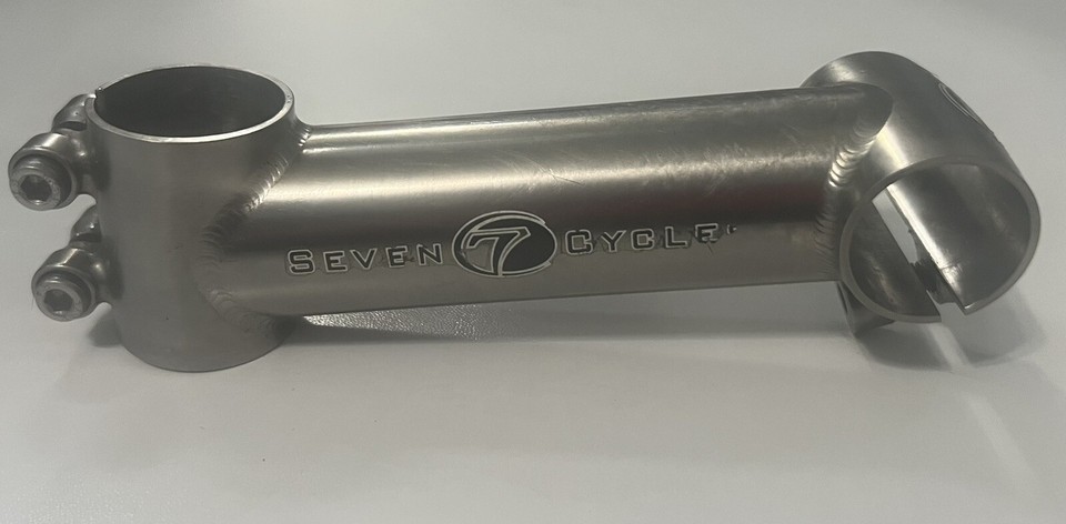 Seven Titanium Stem 115mm 25.4mm Bar. 10-15 Degree Rise. | eBay