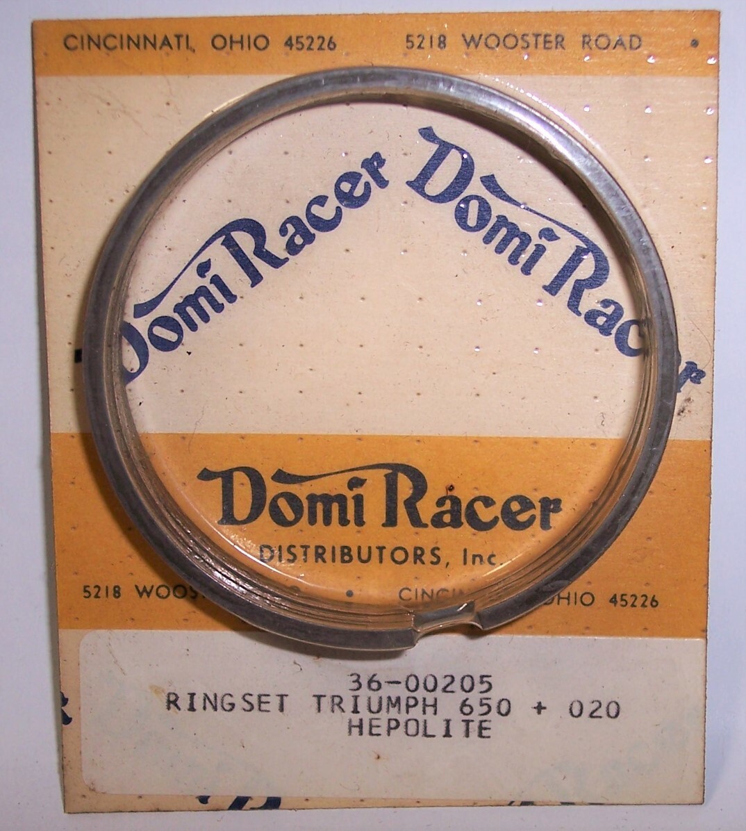 TRIUMPH T120 TR6 650 + .020 PISTON RINGS 20 OVER NOS BONNEVILLE TIGER ...