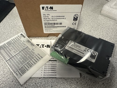 NEW Eaton ELC-EX08NNNR Relay Output Module, 8 Channel, Expansion 250VAC ...