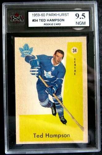 1959-60 Parkhurst - #34 Ted Hampson (RC) for sale online | eBay