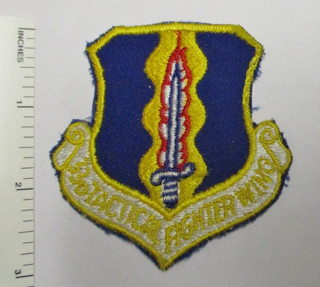 33rd TACTICAL FIGHTER WING US AIR FORCE PATCH Vintage Original | eBay