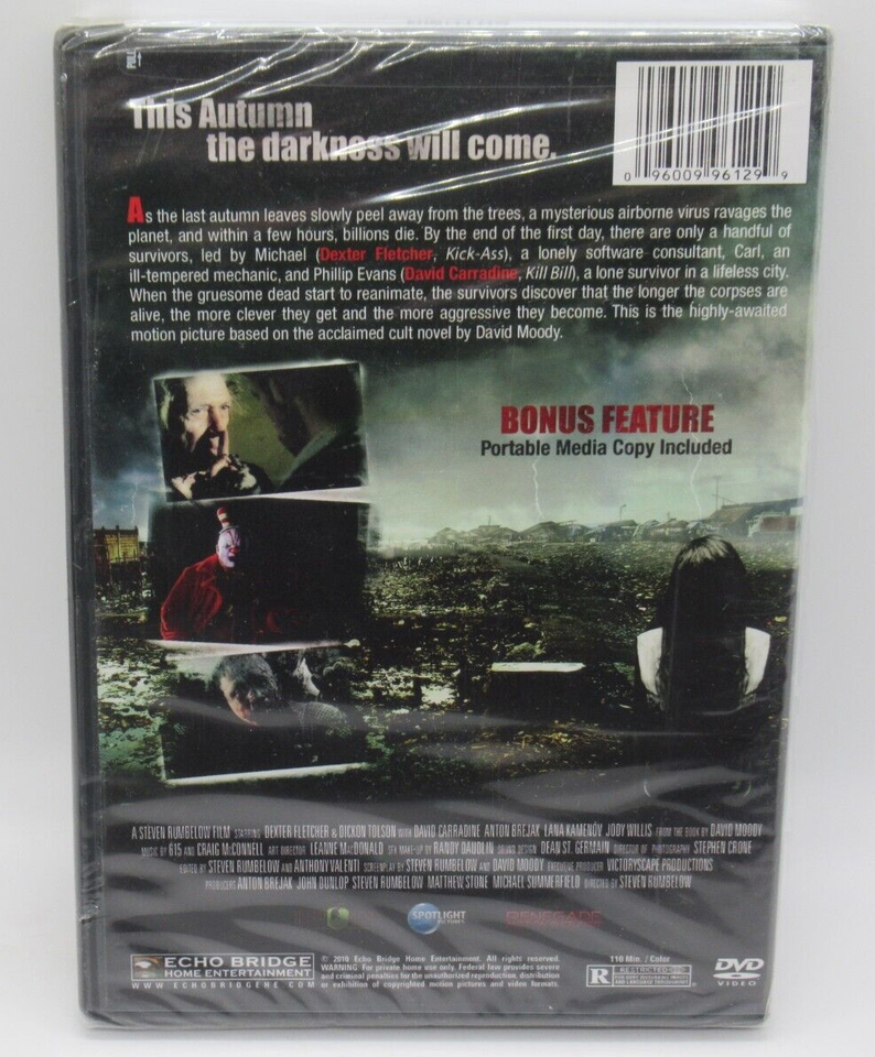 AUTUMN DVD MOVIE, DEXTER FLETCHER, LANA KAMENOV, DAVID CARRADINE, WS ...