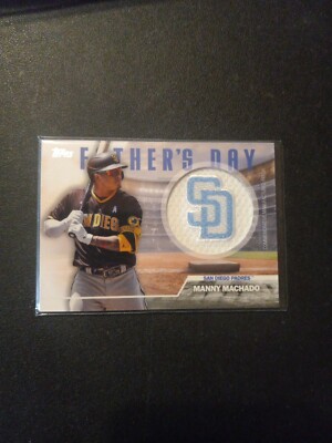 2023 Topps Series 2 Manny Machado Father's Day Team Patch San Diego ...