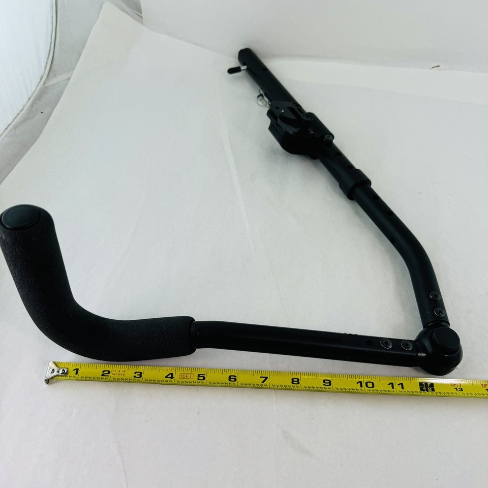 Push Cane Handles Wheelchair Black Adjustable Angle Padded | eBay