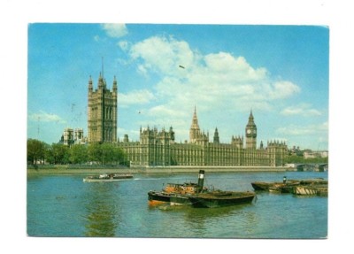 London - The Houses of Parliament - Postcard Franked 1983 | eBay UK