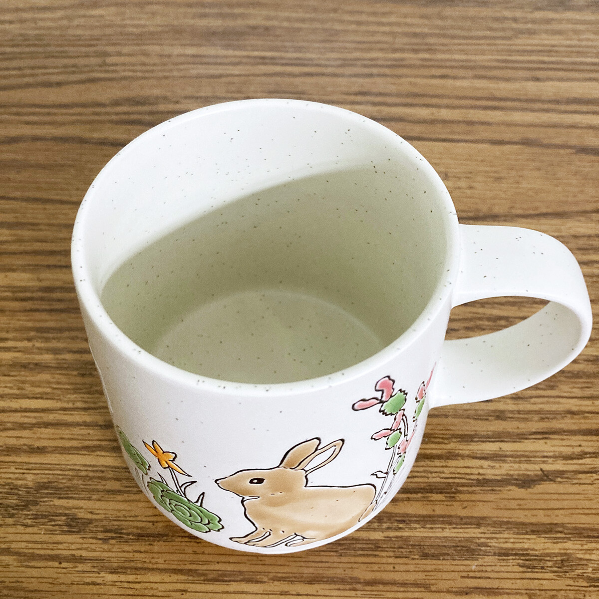 Bunny Rabbit Coffee Mug Large 17 oz Hand Painted Spring Easter Eli ...