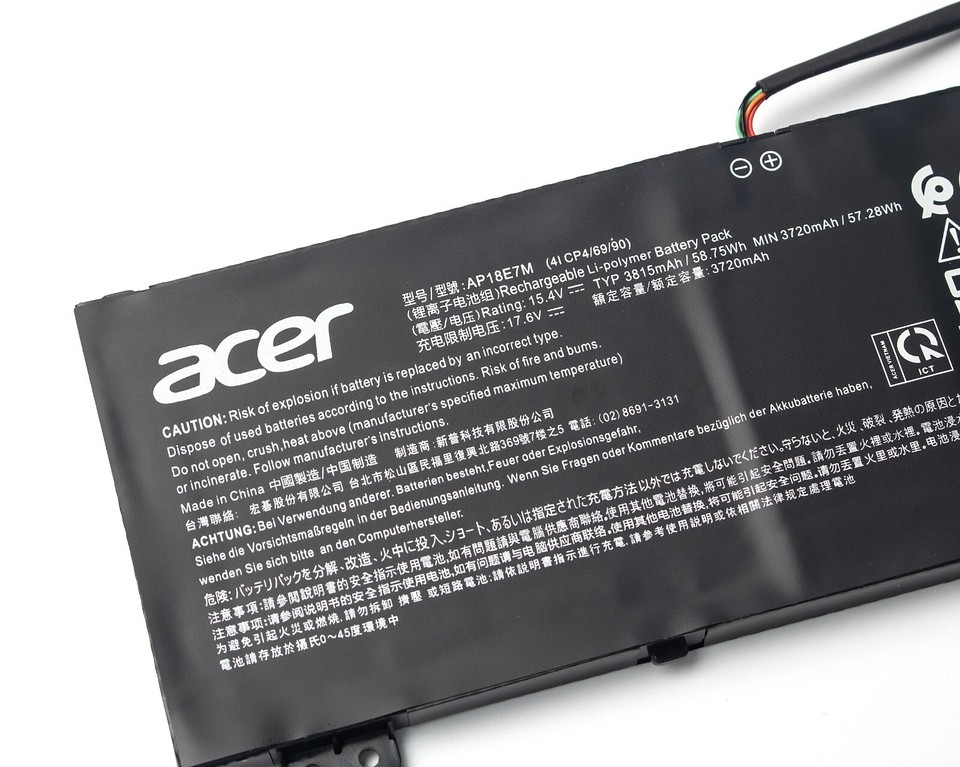 Genuine AP18E7M AP18E8M Battery for Acer Nitro 5 AN517-52 AN517-51 7 ...