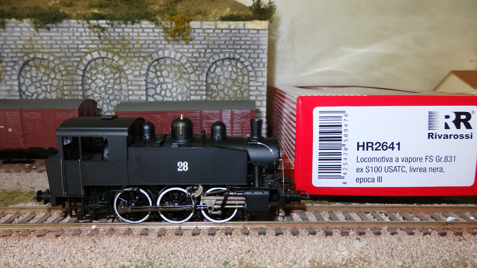 Rivarossi Hr2641 Gr 831 FS EX USATC Livery Black Collier Low N° 28 for ...