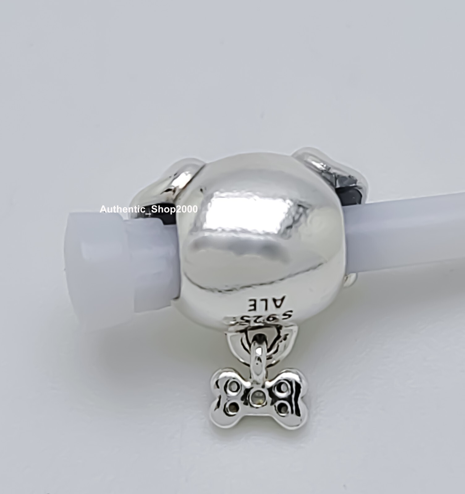 New 100% Authentic Pandora 925 Ale Silver Pet Dog & Bone Charm ...
