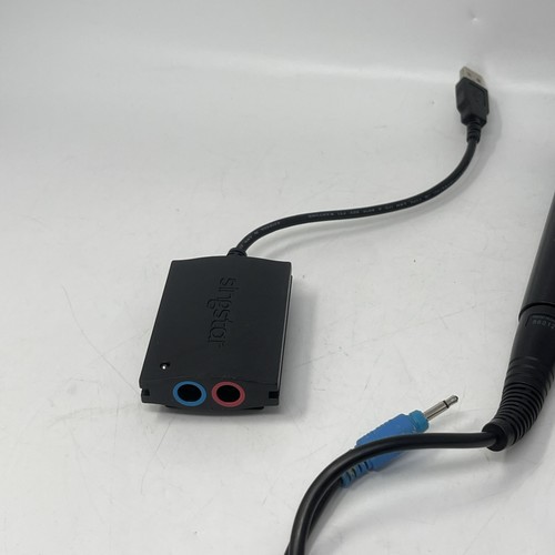 Set of 2 SingStar PS2 Microphones USB Dongle Tested Working SCEH-0001 ...