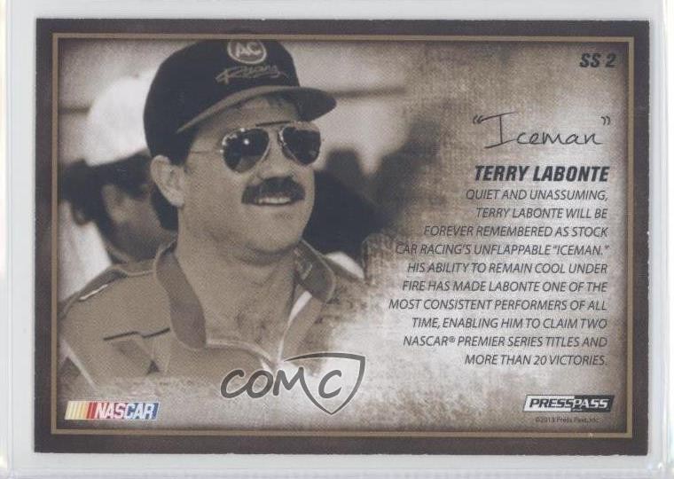 2013 Press Pass Legends Signature Style Terry Labonte #SS2 HOF | eBay