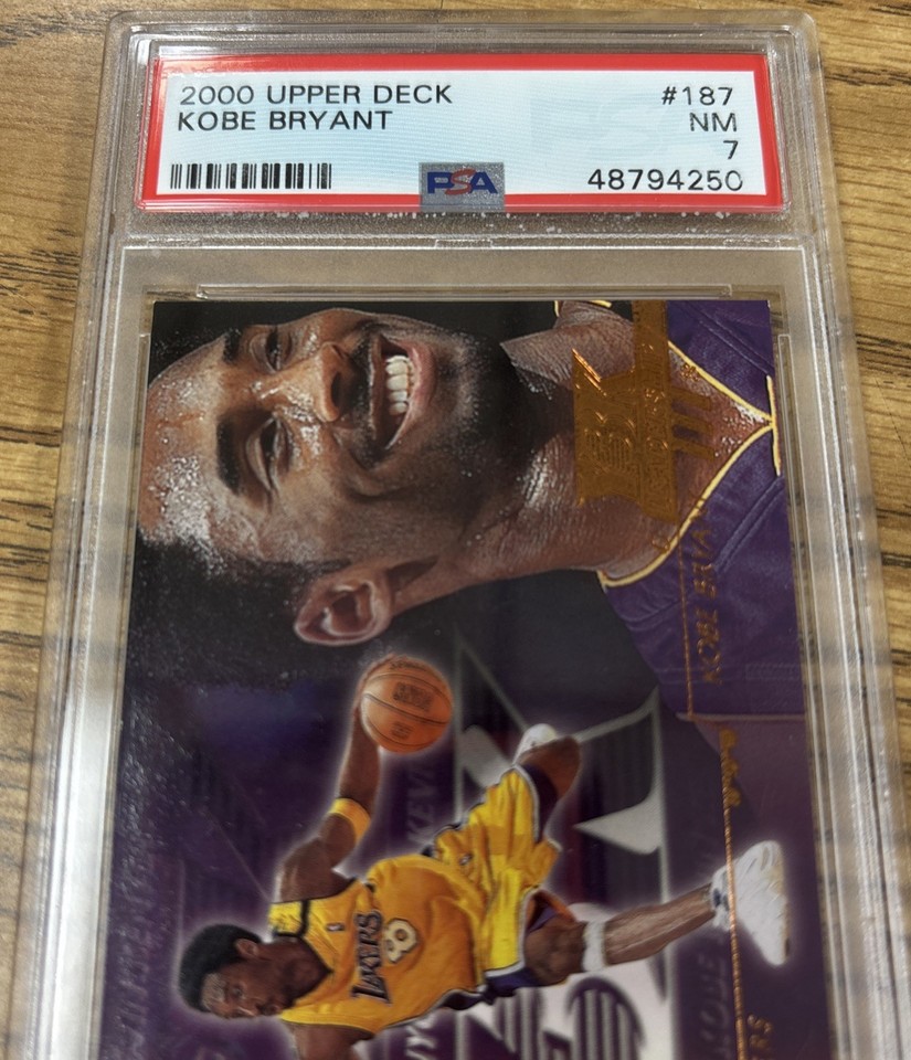 2000-01 Upper Deck Y3K Kobe Bryant #187 Basketball Trading Card 190 PSA ...