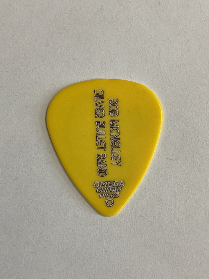 Rob McNelley Silver Bullet Band Logo Guitar Pick (E) | eBay