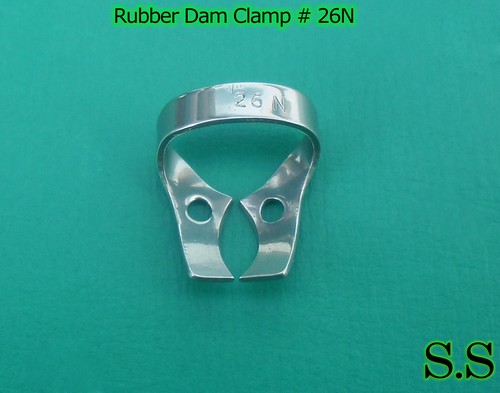 20 ENDODONTIC RUBBER DAM CLAMPS # 26N Dental Instruments | eBay