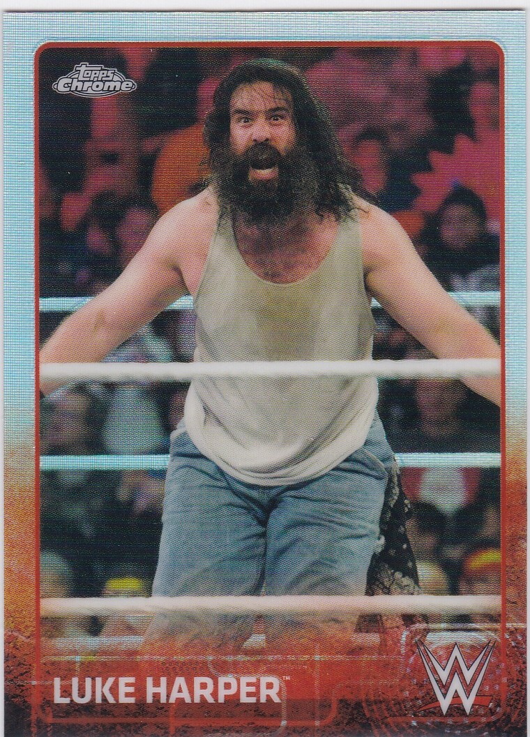 2015 Topps Chrome WWE LUKE HARPER Refractor #45 Brodie Lee AEW | eBay