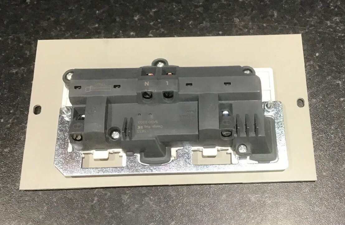 Floor Box Socket Electrak Legrand Double Socket outlet CR022 100mmW ...
