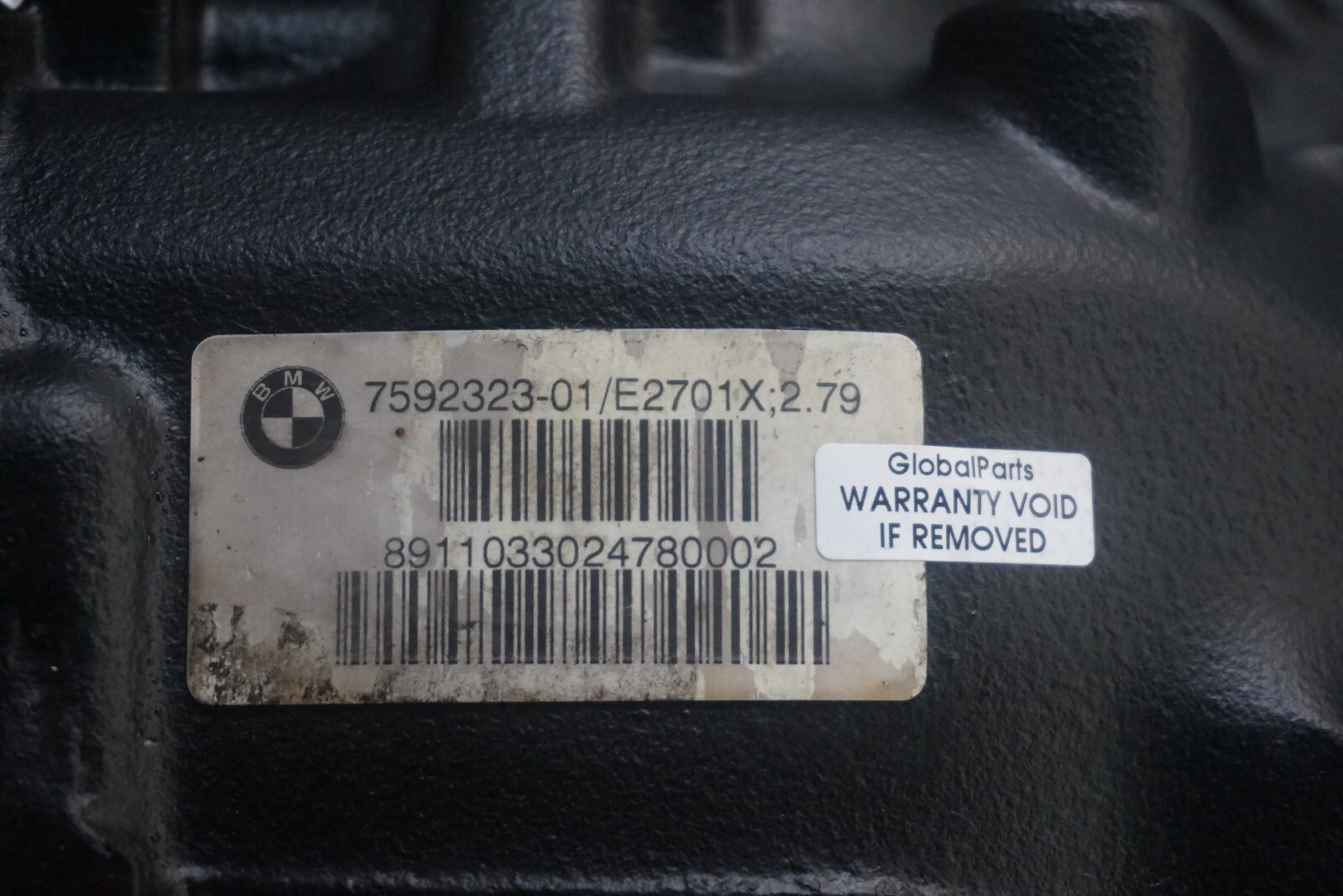 BMW 3 SERIES E90 E91 E92 325d M57N2 Rear Differential Diff 2,79 Ratio ...