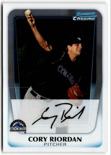 2011 Bowman Chrome Prospects Cory Riordan b Colorado Rockies #BCP218 | eBay