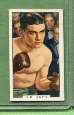 1936 GALLAHER LTD. SPORTING PERSONALITIES #41 KID BERG BOXER | eBay