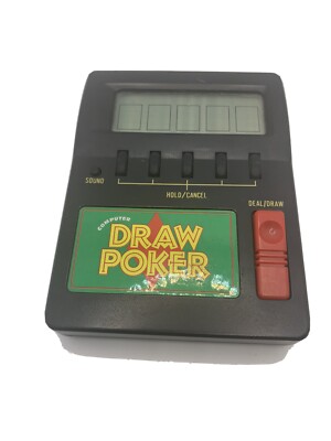 Draw Poker Casino Video Game Electronic Handheld Travel Waco Computer ...
