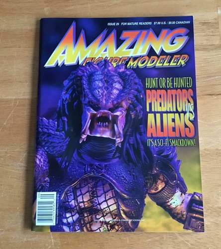 Amazing Figure Modeler Magazine #29 Predators Vs Aliens | eBay