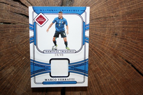 2022 PANINI NATIONAL TREASURES MARCO VERRATTI FRANCHISE CARD 14/49 | eBay