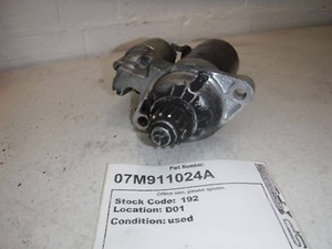 Lamborghini Aventador LP720 Starter Motor Stop & Start Tech 07M911024A ...