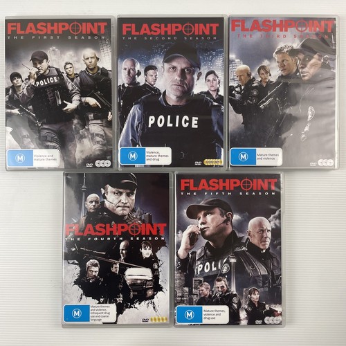 Flashpoint The Complete Collection Series Seasons 1-5 DVD Region 4 RARE ...