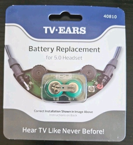 Replacement Rechargeable Batteries for TV Ears 5.0 DIGITAL Headset NEW ...