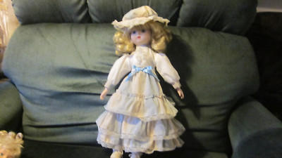 Porcelain Doll 17" 08 12217 FE#2087 | eBay