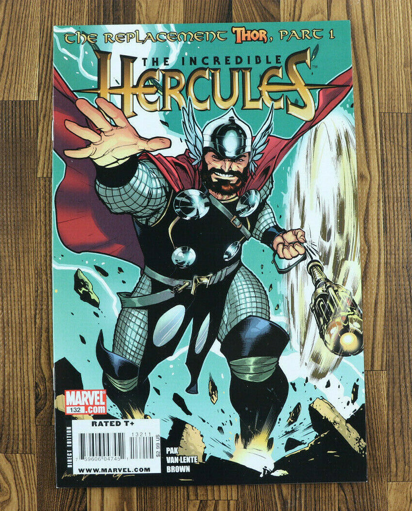 2009 Marvel Comics The Incredible Hercules Replacement THOR Part 1 #132 ...
