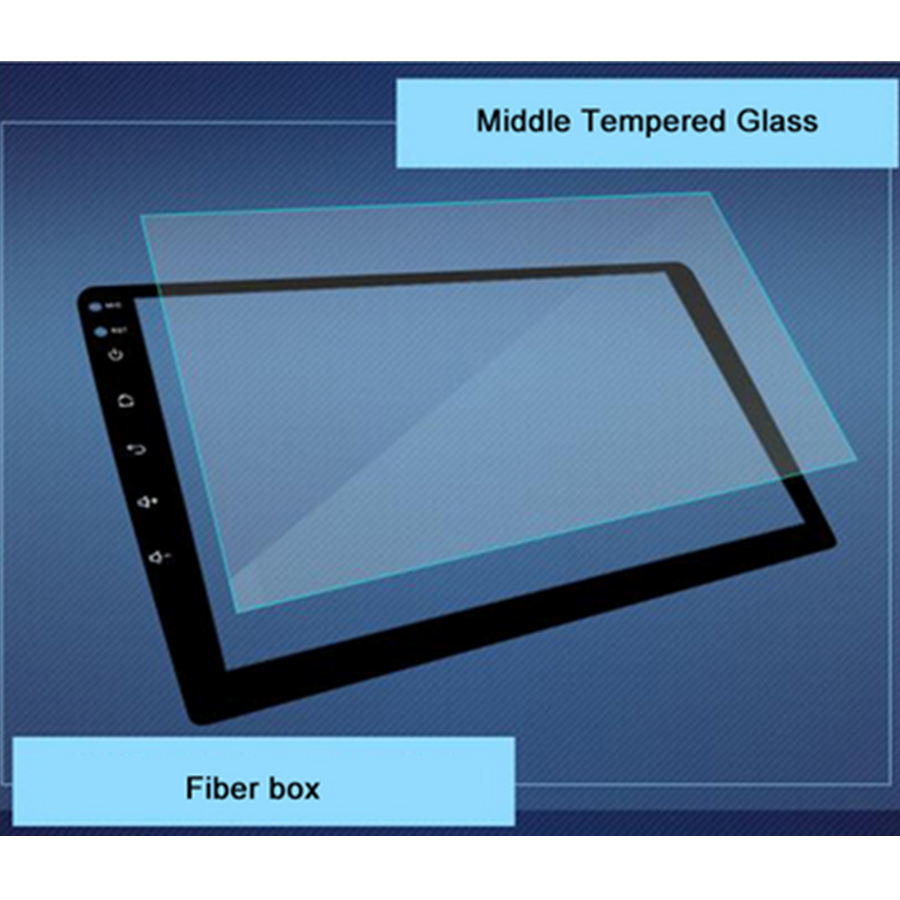 10.1 inch Car Radio DVD GPS Screen Protector Tempered Glass Film Anti ...
