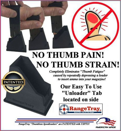 "THUMBLESS" Magazine SpeedLoader for the Ruger SR40 .40 cal - LIFETIME ...