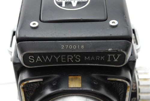 *EX+5* Sawyer's Mark IV 127 Camera w/ Topcor 6cm F/2.8 Lens TLR From ...