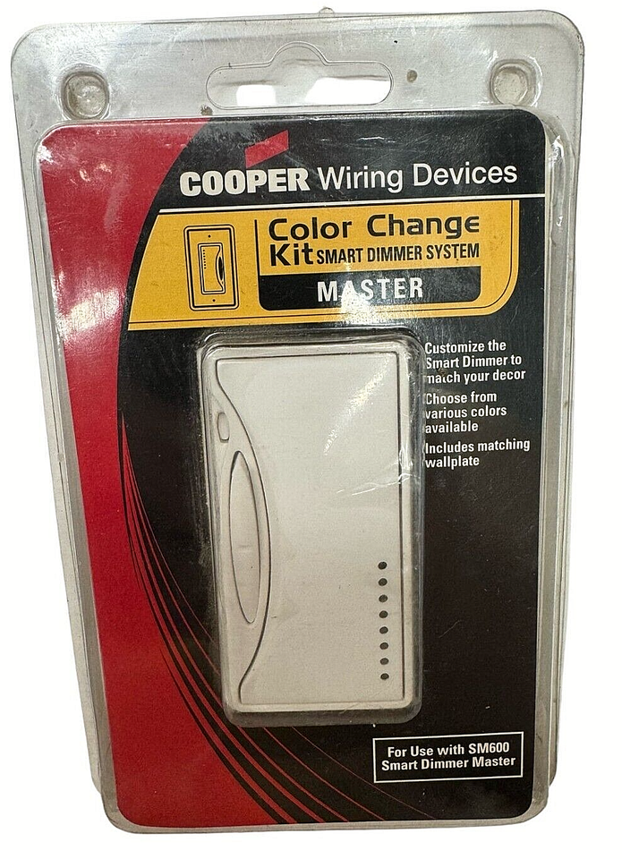 Cooper White Smart Dimmer Color Change Kit System Master SMMKITV-K | eBay