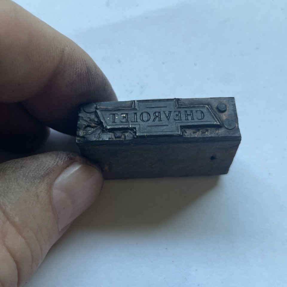 2pc. Lot Chevrolet Chevy Motors American auto car Advertising printing ...