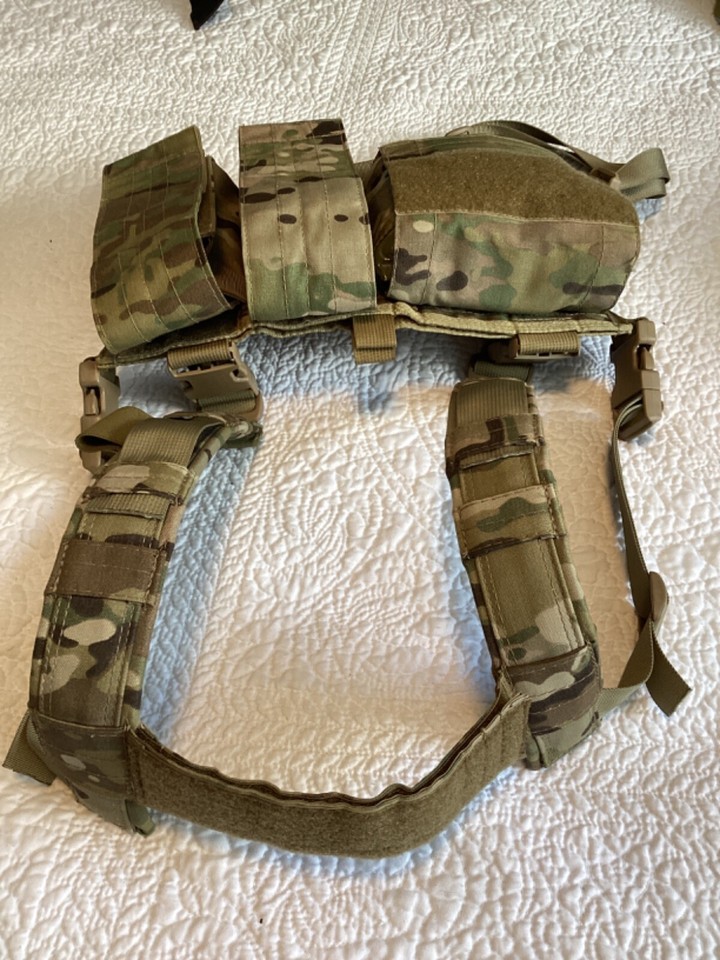 SOE Gear Special Operations Equipment Ak/M4 Micro Chest Rig w/ padded H ...