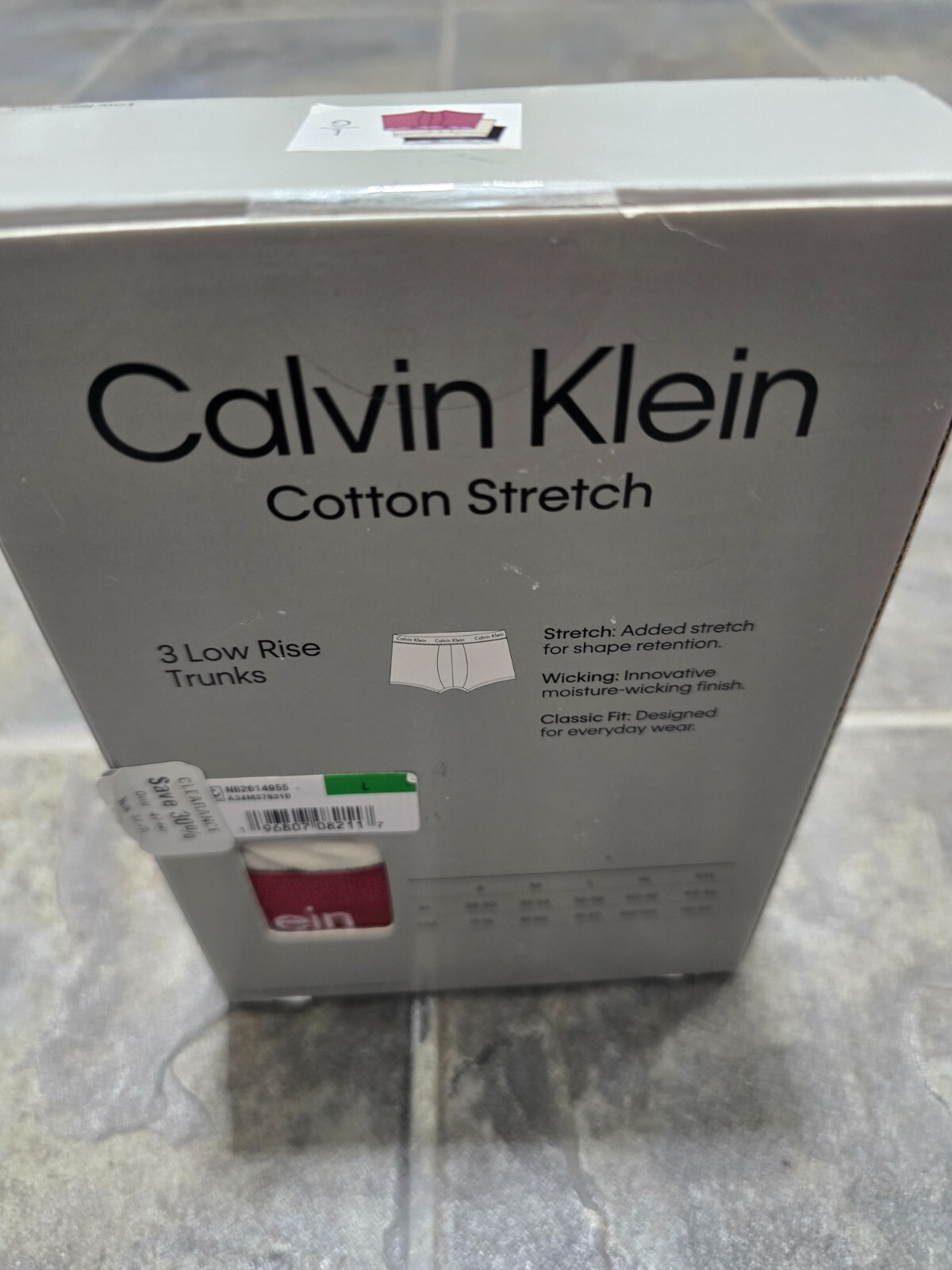 Calvin Klein Men's Low Rise Trunks Classic Fit Pack 3 Colors large 36-38