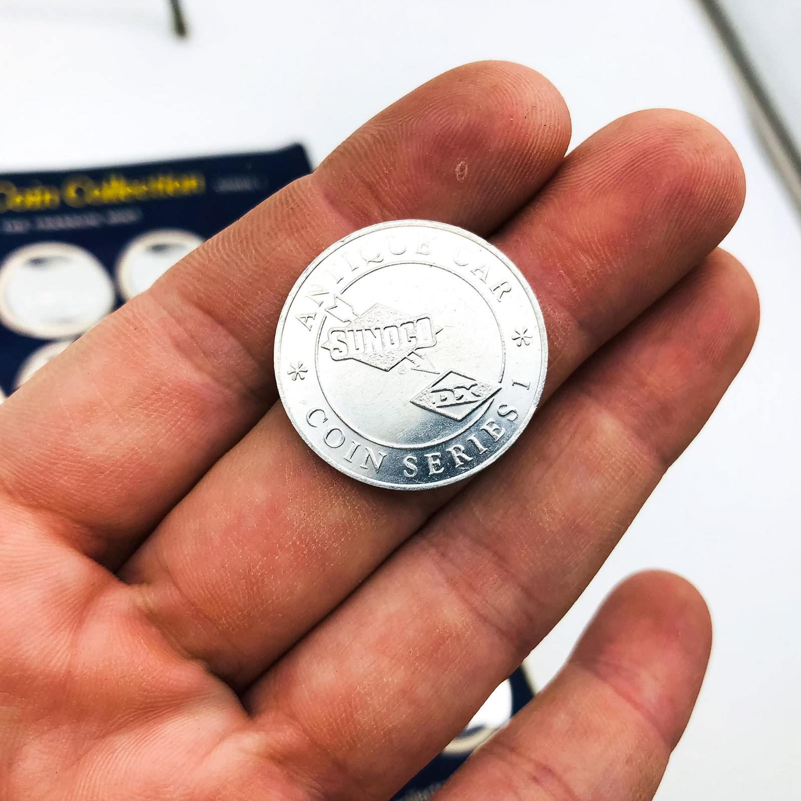 Sunoco Aluminum Antique Car Coin Collection Series 1 Franklin Mint 1901 ...