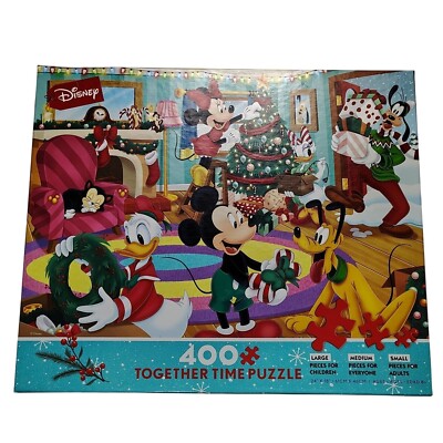 Ceaco Disney 400 Piece Together Time Jigsaw Puzzle With Mickey and ...